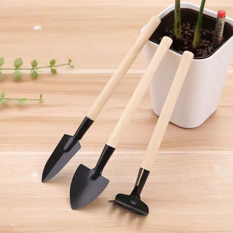 Jual Sekop Mini Sekop Tanaman Isi 3 Bibik Bunga Alat Berkebun Mini Set ...