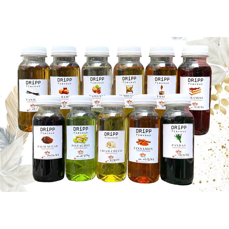 Jual DRIPP Syrup Premium Repacking 100ml - Coffee & Flavour Series ...