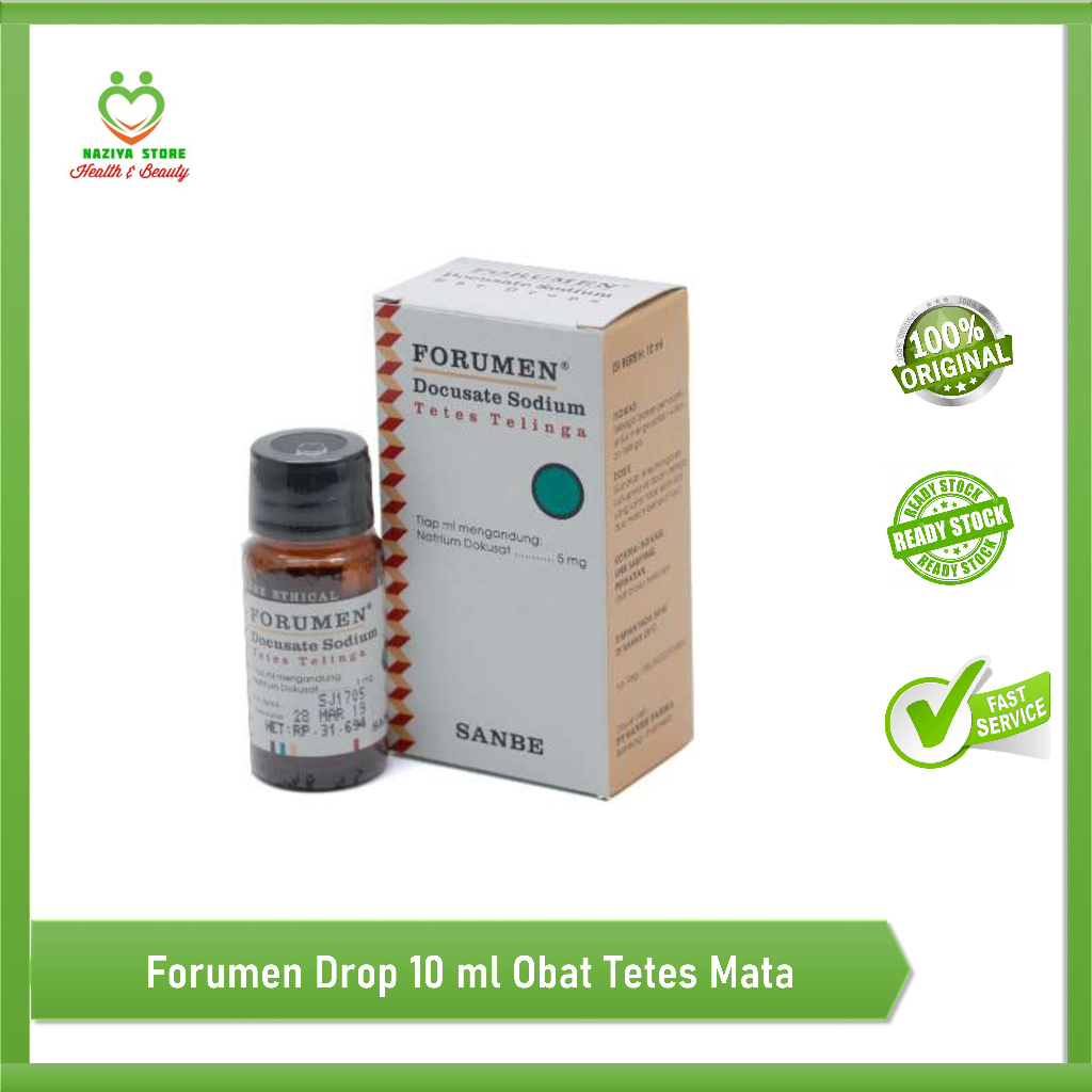 Jual FORUMEN EAR DROPS 10 ML Obat Tetes Telinga/Mengencerkan Kotoran ...