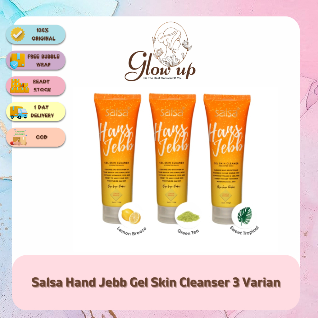 Jual GLOWUP Salsa Hand Jebb Gel Skin Cleanser 3 Varian | Perontok daki ...