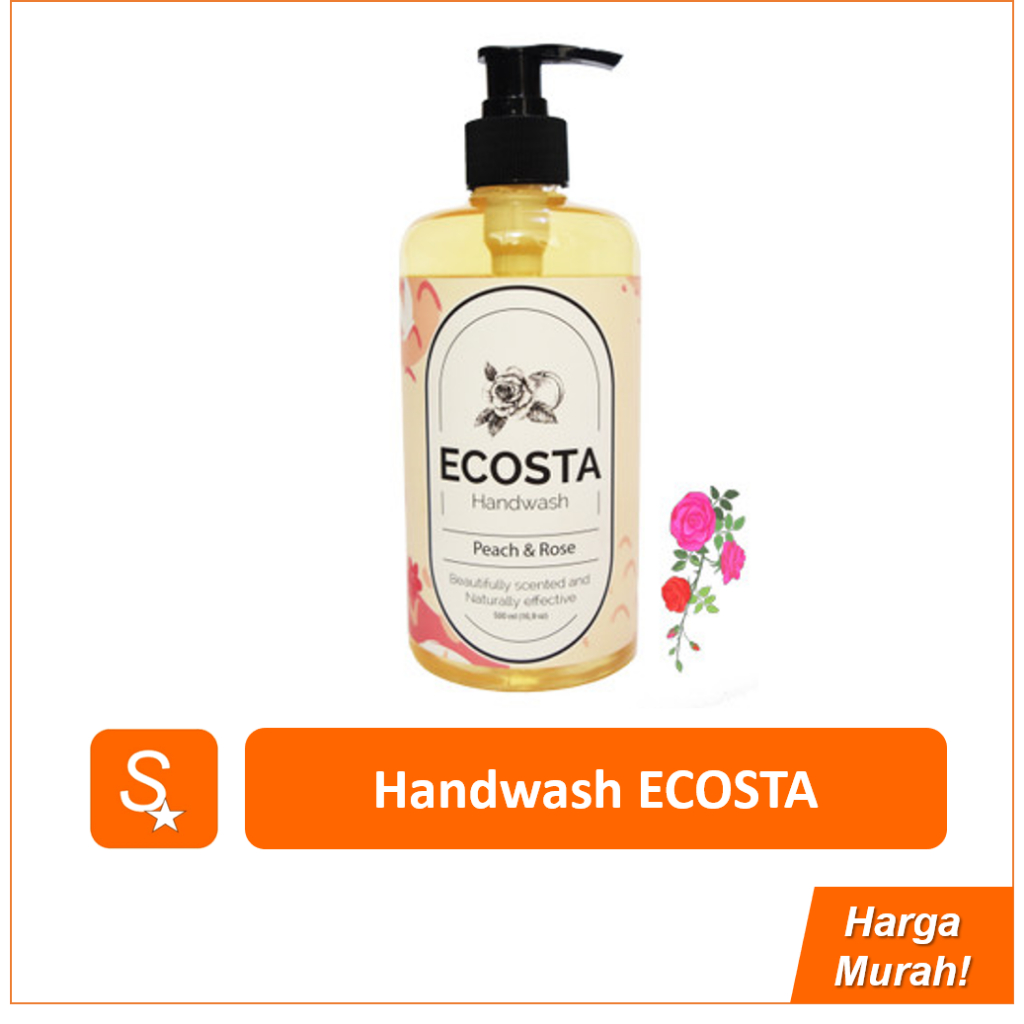 Jual Sabun SULTAN Cuci Tangan ECOSTA Peach & Rose 500 ml / Handsoap ...