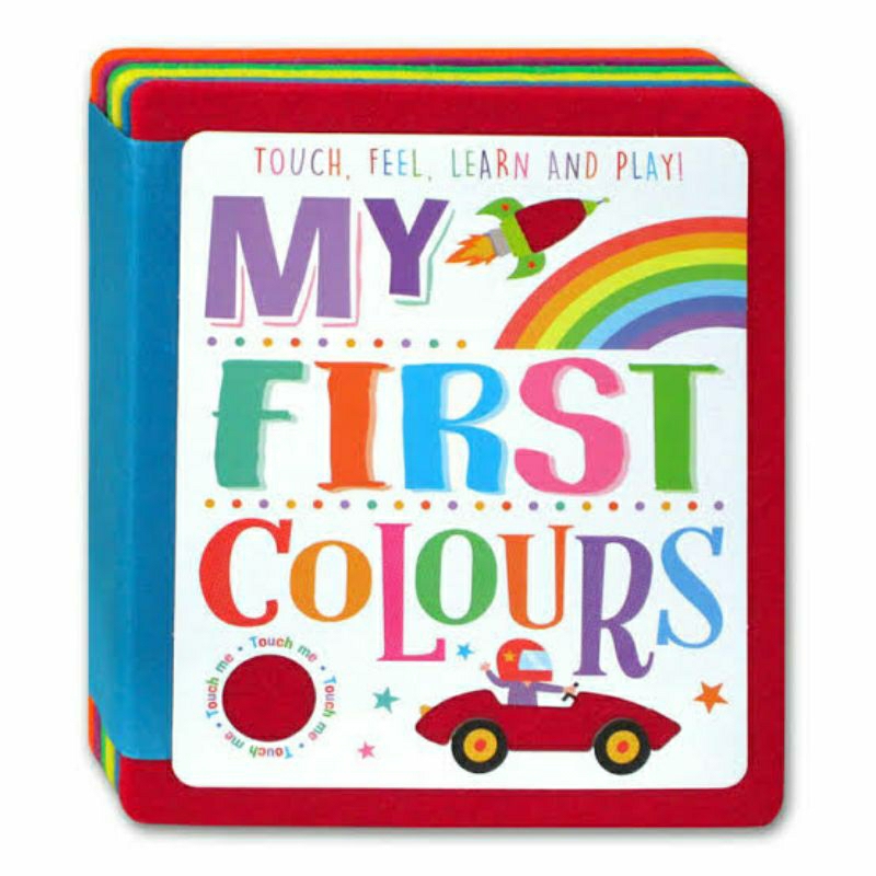 Jual BUKU MY FIRST COLOURS Touch Feel Learn And Play Felt Mengenal ...