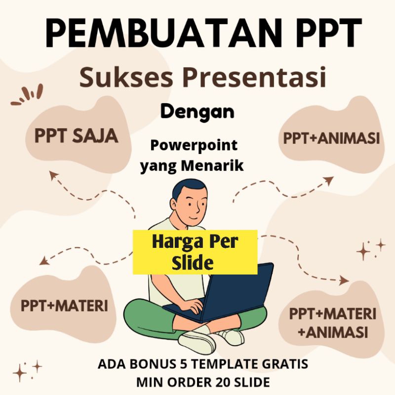 Jual Powerpoint Ppt Template Ppt Aesthetic Dan Premium Shopee Indonesia 