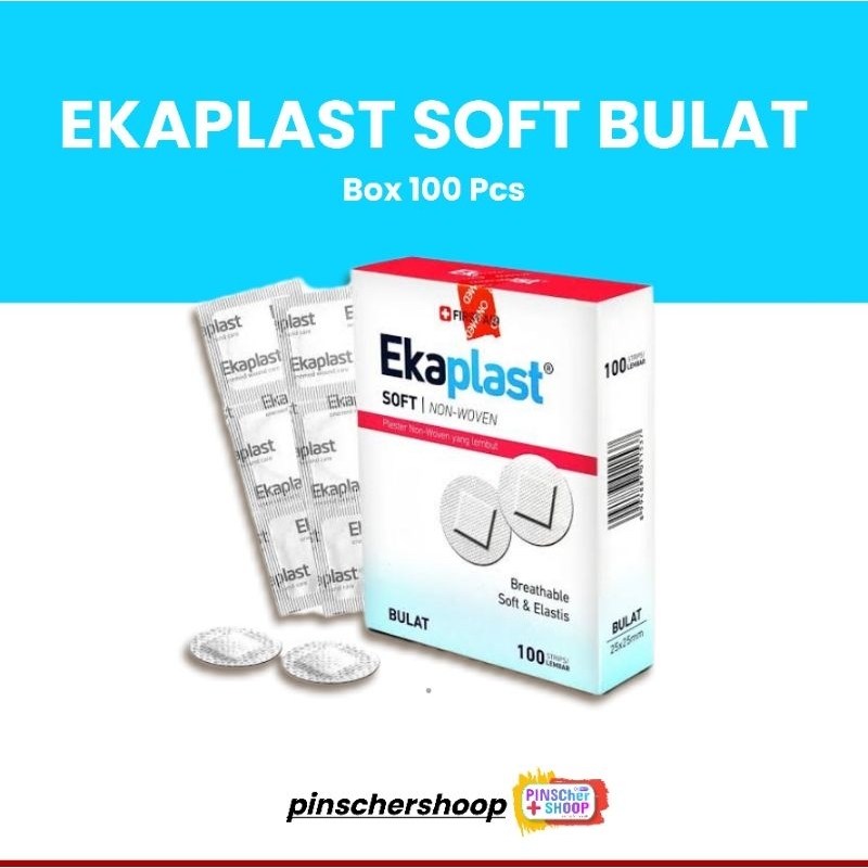 Jual Plester Bulat Soft Ekaplast Isi 100 Pcs Onemed ' | Shopee Indonesia