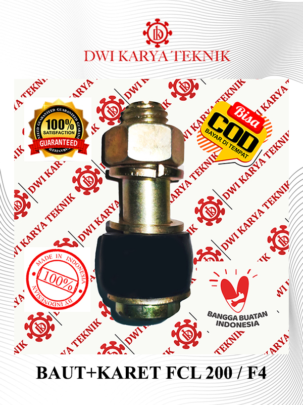 Jual BAUT KARET KOPLING FCL 200 F4 fcl4 #4 BOLT rubber coupling Fcl 4 ...