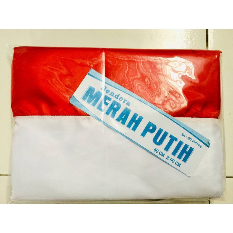 Jual Bendera Merah Putih 60x90 /Bendera Rumah / Bendera (20)pcs ...