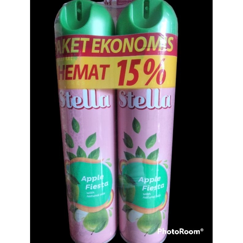 Jual STELLA PENGHARUM RUANGAN RASA APPEL(2X400ML) PAKET EKONOMIS ...