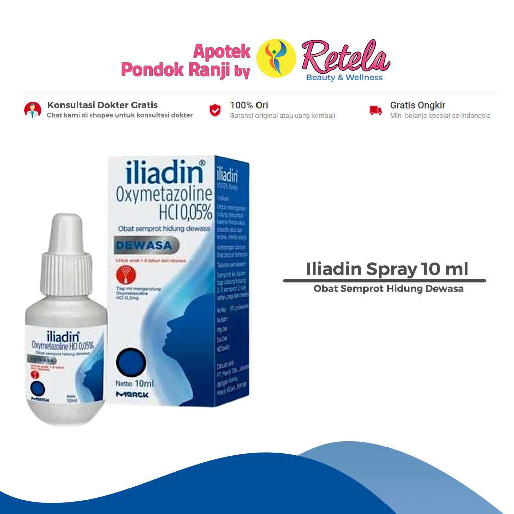 Jual ILIADIN SPRAY 1 BOTOL ISI 10ML | Shopee Indonesia
