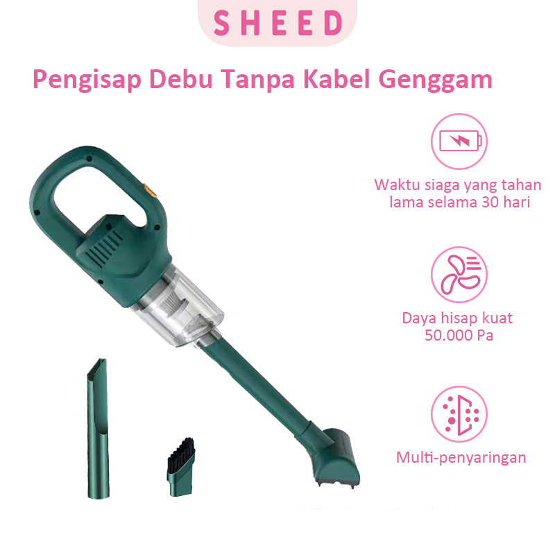 Jual Sheed Vacum Cleaner Mobil Penyedot Debu Mini Portable Wireless