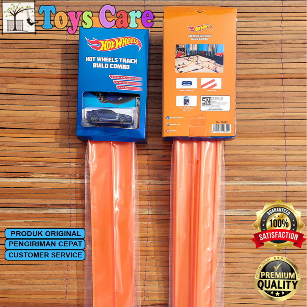 Jual HOTWHEELS TRACK BUILD COMBO TRACK 60 CM X 2 KONEKTOR 10 PC WITH 1 ...