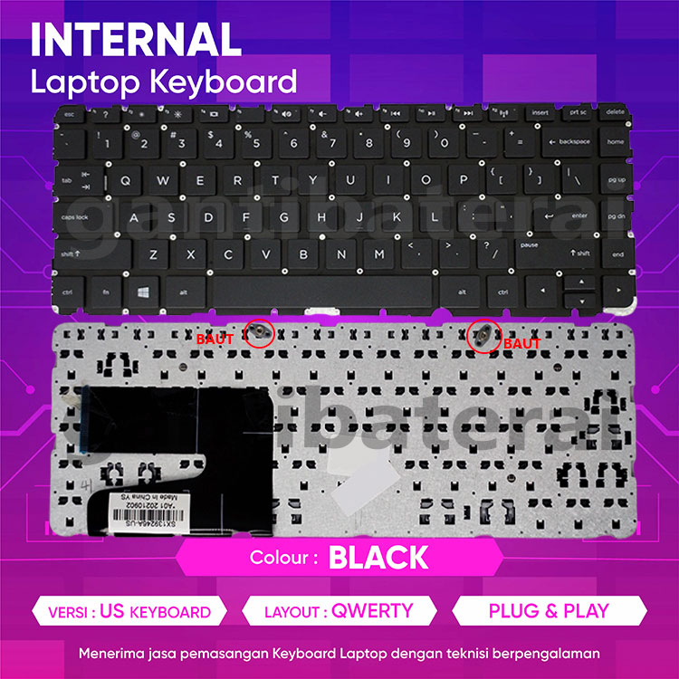 Jual Keyboard HP TPN-C116 Q131 14-R217TX 14-N TPN-F112 | Shopee Indonesia