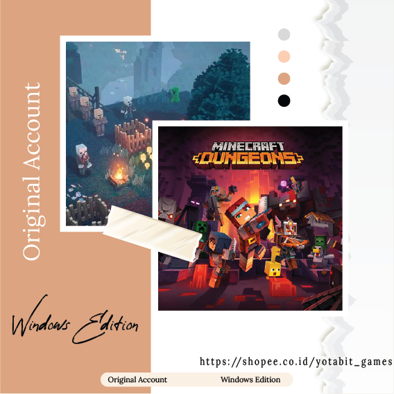Jual MINECRAFT DUNGEON PC Original | Shopee Indonesia