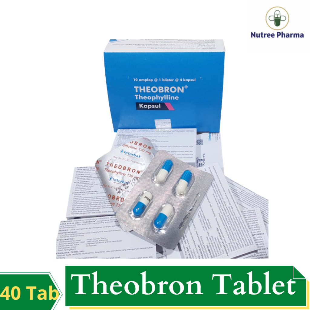 Jual Theobron 130 mg Box Isi 40 Tablet | Shopee Indonesia