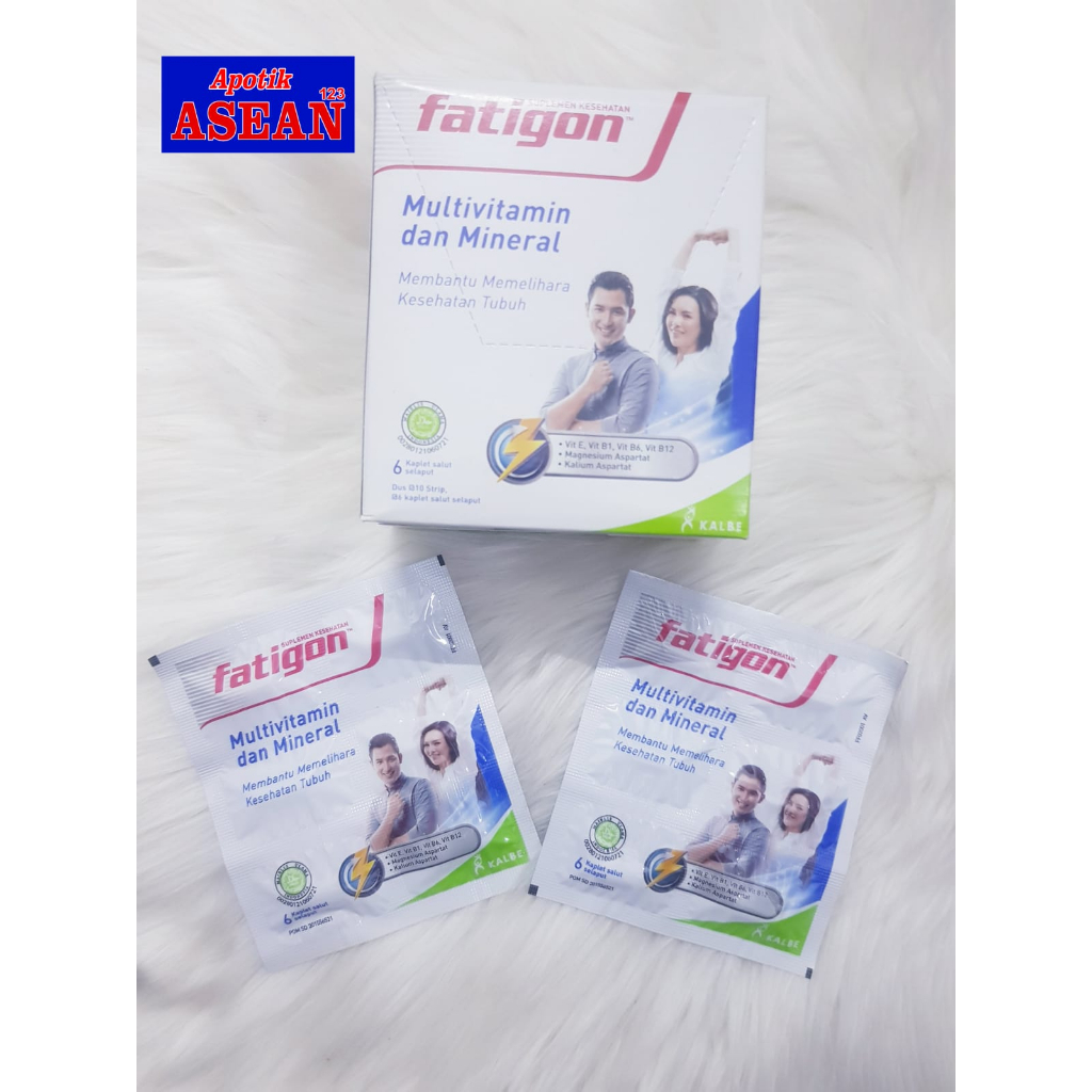 Jual FATIGON MULTIVITAMIN DAN MINERAL ISI 6 TABLET | Shopee Indonesia