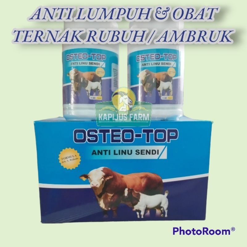 Jual OSTEO-TOP // osteotop & STARBONE obat linu sendi lumpuh ternak ...
