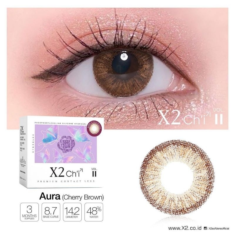 Jual SOFTLENS X2 CHI VOL 2 READY NORMAL,MINUS(0.50 s/d 10.00) | Shopee ...