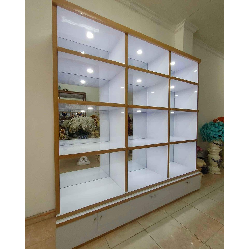Jual rak display costume/ lemari display/ rak susun minimalis | Shopee ...