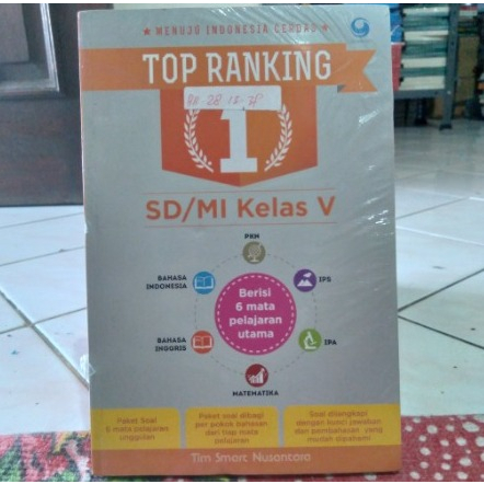 Jual BUKU "TOP RANKING 1 SD/MI KELAS V" By TIM SMART NUSANTARA | Shopee ...