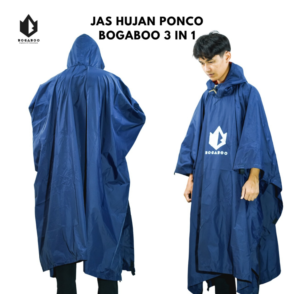 Jual [COD] Jas Hujan Ponco Bogaboo Waterproff - Raincoat Mantel -Mantol ...