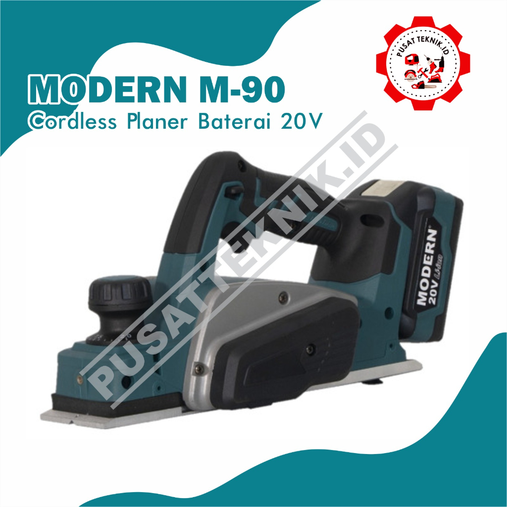 Jual MODERN M90 MESIN PLANNER CORDLESS 20V MESIN PASAH SERUT KAYU ...