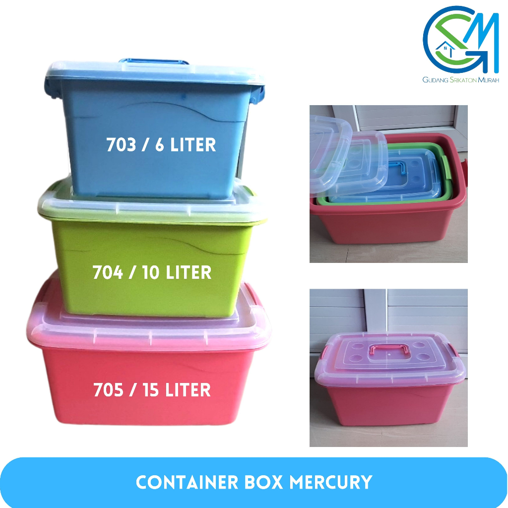 Jual Container Box Mercury Murah 6 Liter 10 Liter 15 Liter Container ...