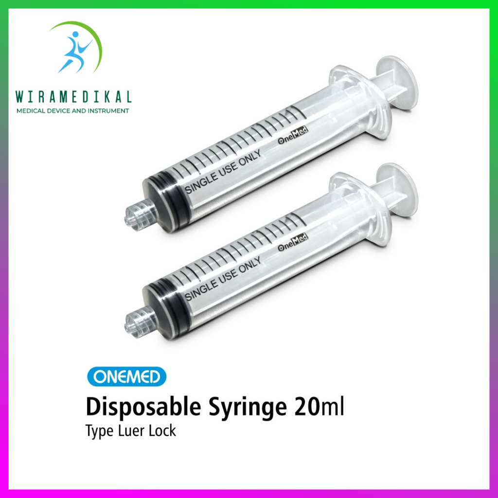 Jual Spuit 20cc Onemed Lubang Pinggir - Spuit 20cc Onemed Lubang Tengah - Suntikan 20ml Onemed ...