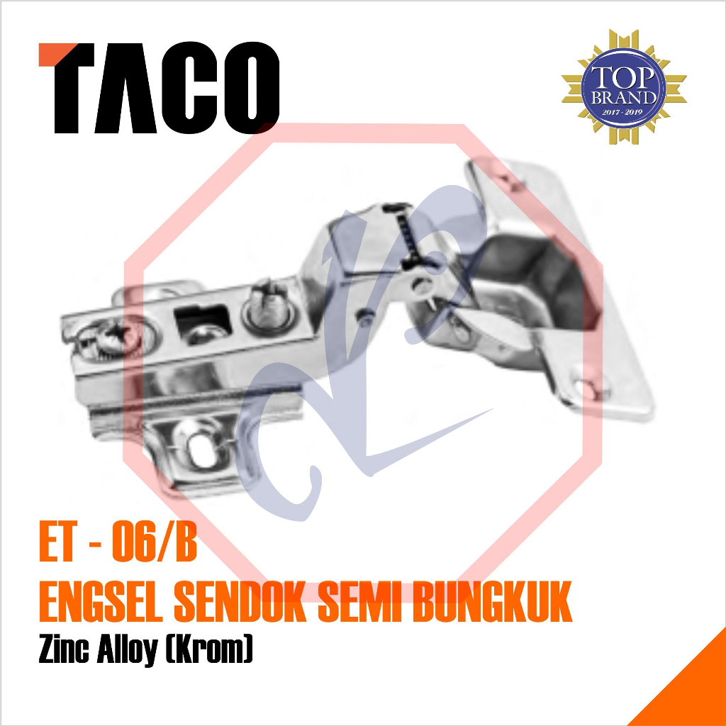 Jual TACO ENGSEL SENDOK SEMI BUNGKUK KROM KODE ET - 06/B | Shopee Indonesia