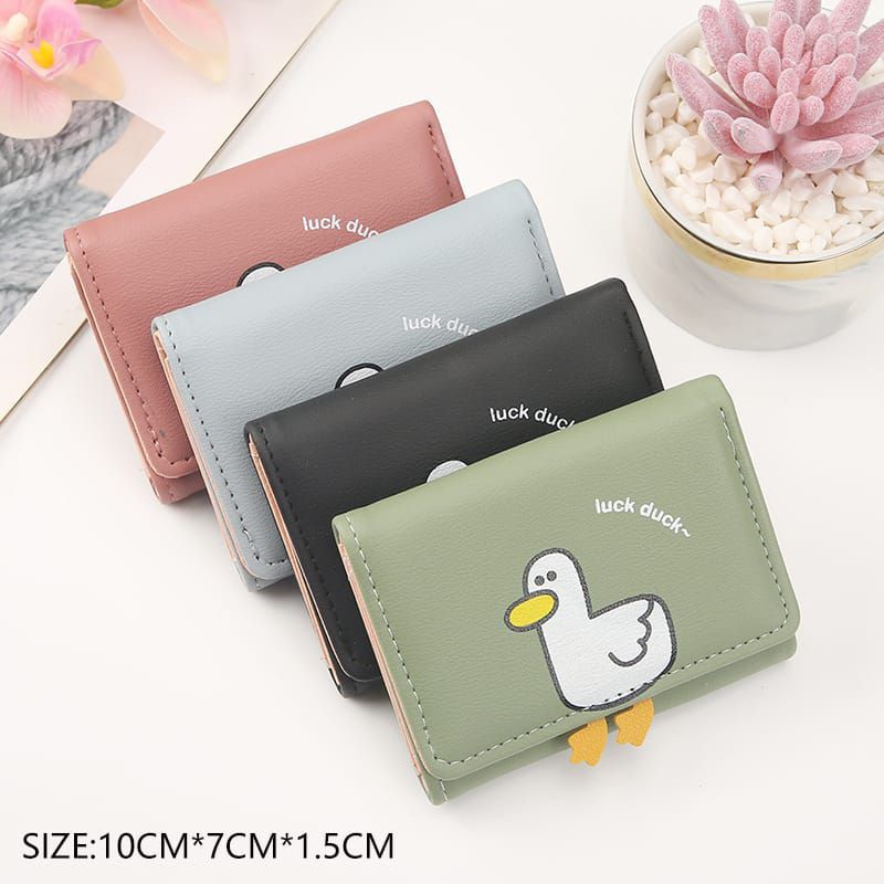 Jual DW-16 Dompet lipat Wanita Mini Luck Duck | Shopee Indonesia