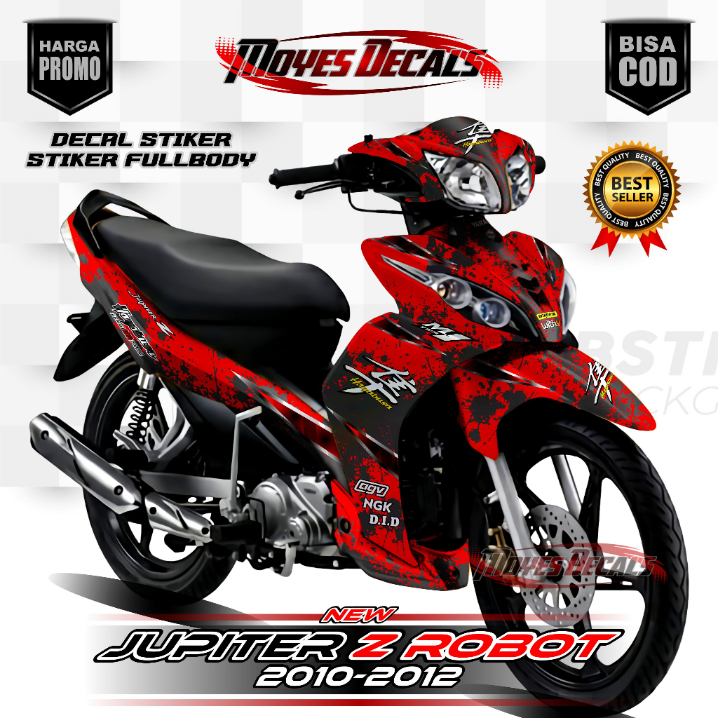 Jual Decal Jupiter Z 2010 / Stiker Jupiter Z Robot 2011 2012 Fullbdoy ...