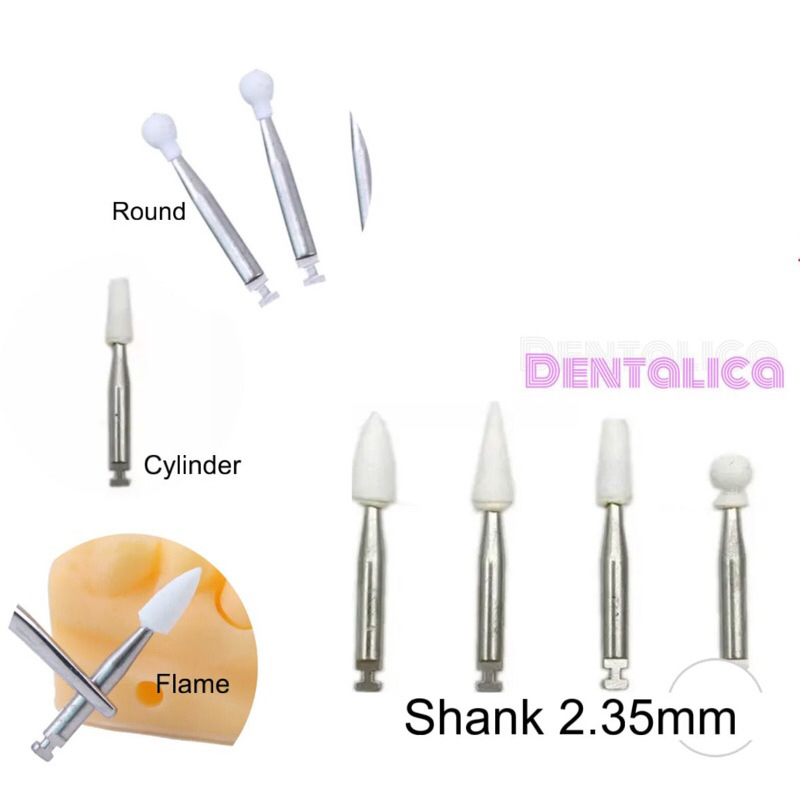 Jual Dental bur arkansas stone / bur alpin low speed | Shopee Indonesia
