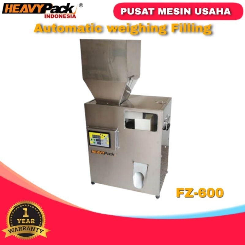 Jual MESIN PENGISIAN BUBUK POWDER GRANULE WEIGHING FZ-600 HEAVYPACK ...