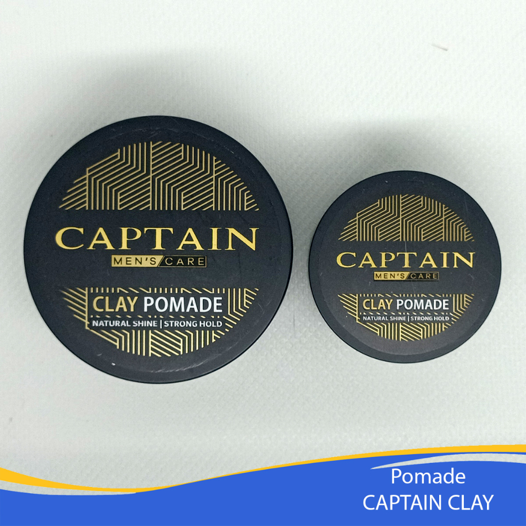 Jual Pomade CAPTAIN CLAY tampak lebih tebal dan bervolume kilau natural ...