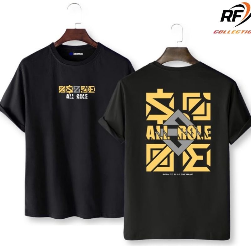 Jual Kaos T-shirt Game Mobile Legend All Role Baju ML Custom Nama MLBB ...