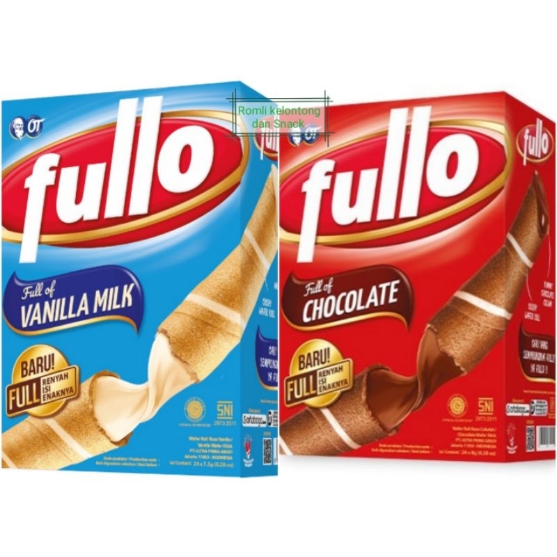 Jual Fullo Wafer Roll 1Pak isi 24Pcs 7gram | Shopee Indonesia