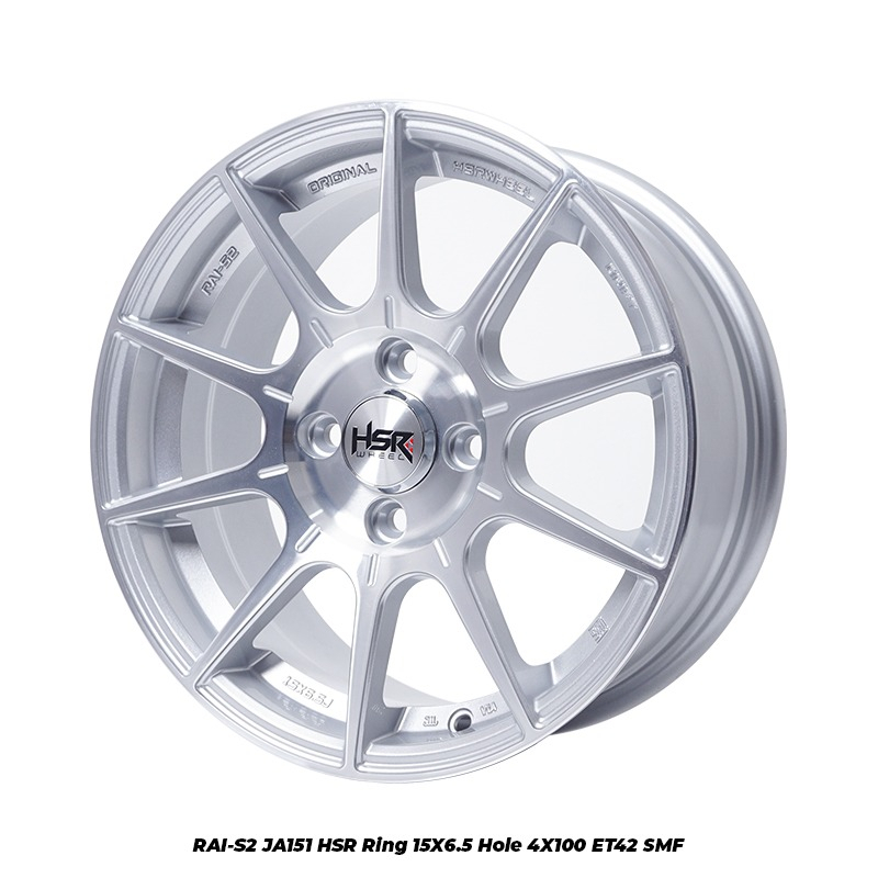 Jual VELG MOBIL RING 15 RAI-S2 HSR R15/65 PCD 4X100 ET42 SMF COCOK HONDA BRIO,JAZZ,MOBILIO,YARIS ...