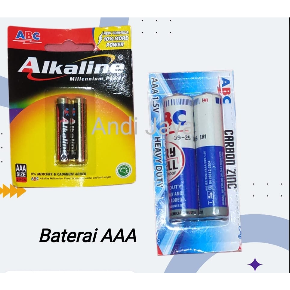Jual Baterai ABC biru AAA baterai remote, AC dan TV | Shopee Indonesia