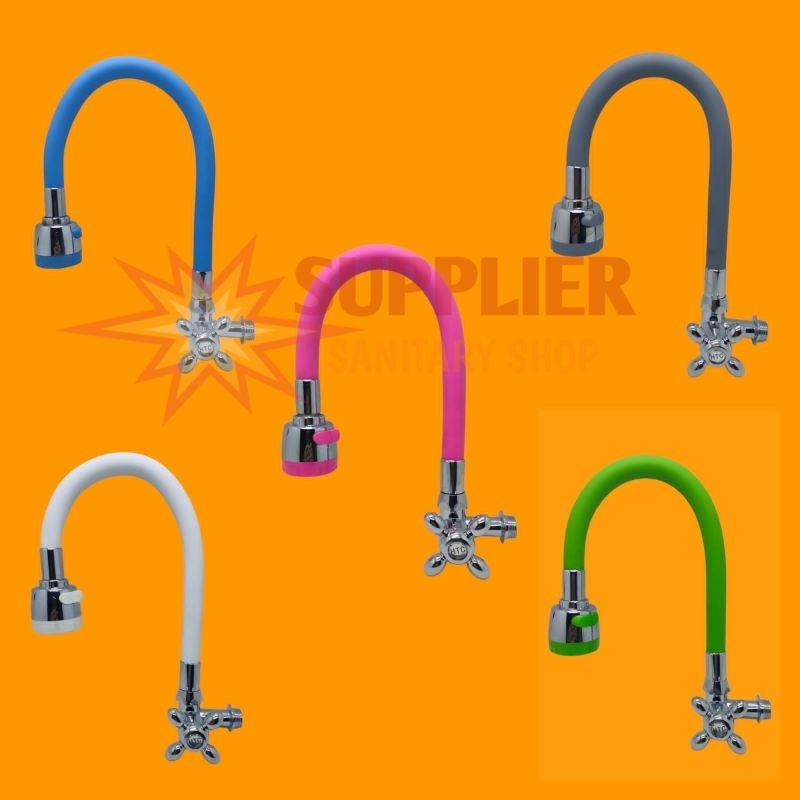 Jual KRAN CUCI PIRING FLEXIBEL/KRAN DAPUR/KRAN DINDING/KRAN ANGSA ...