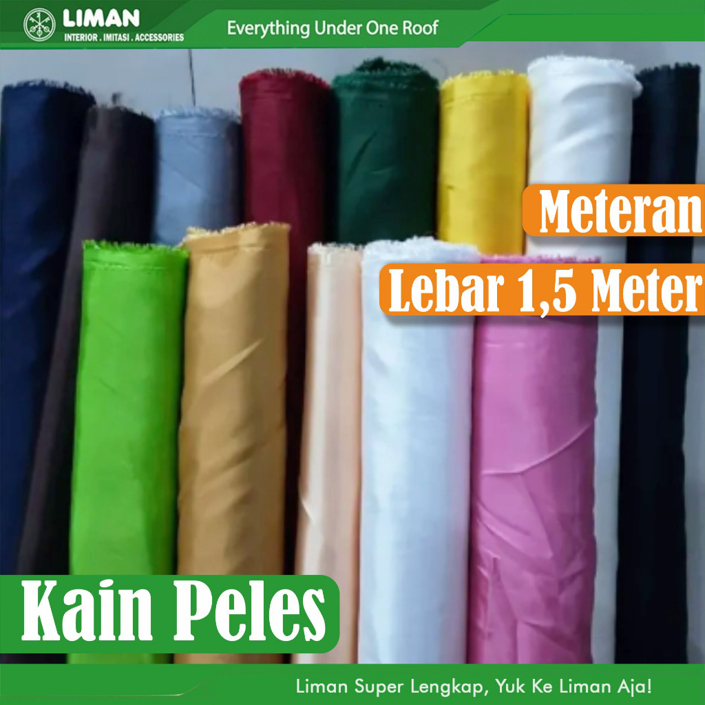 Jual Kain Parasit KH Peles (Lebar : 1,5 Meter) | Shopee Indonesia