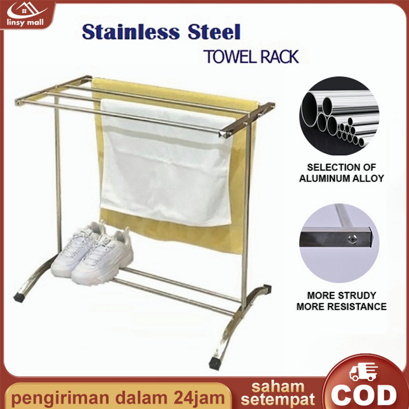 Jual Jemuran handuk/Rak handuk kuat kokoh/jemuran handuk stainless ...