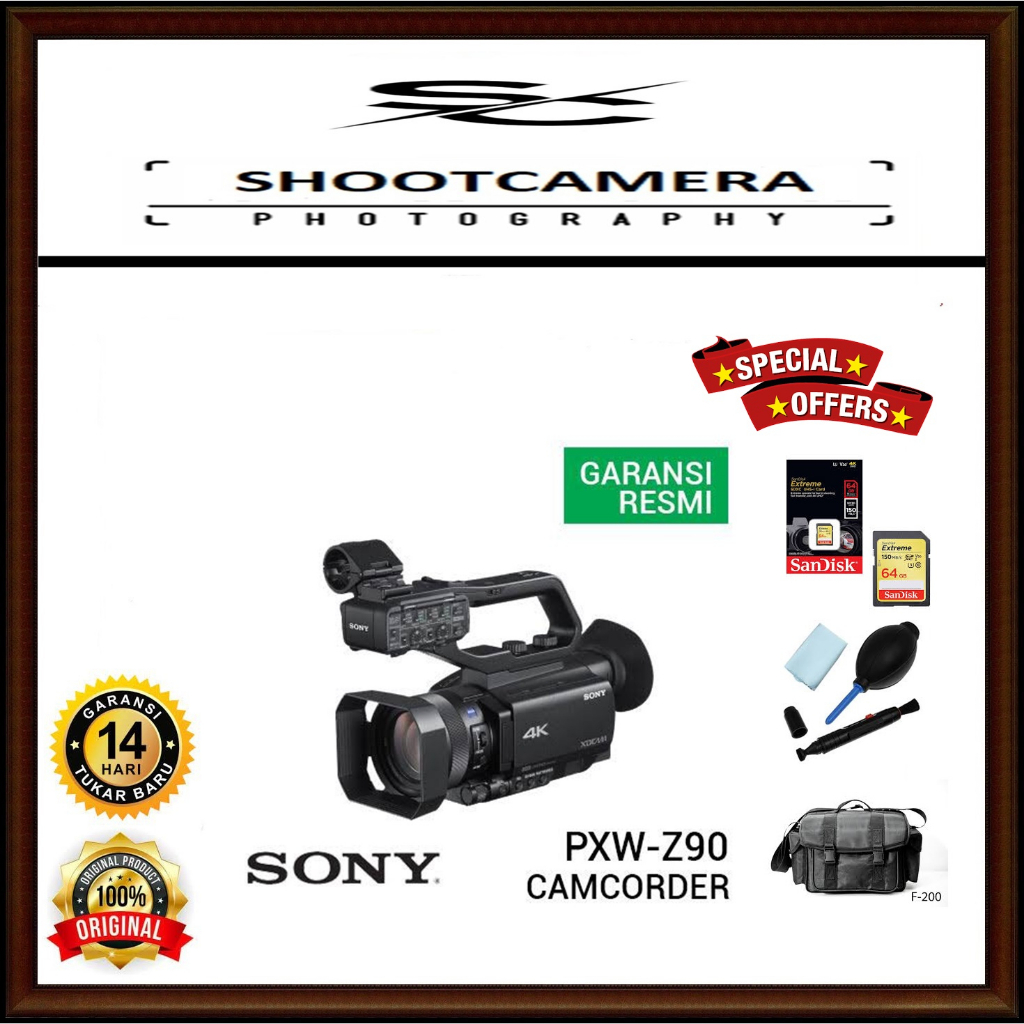 Jual SONY PXW-Z90 4K HDR XDCAM WITH FAST HYBRID AF - HANDYCAM SONY PXW Z90 4K | Shopee Indonesia