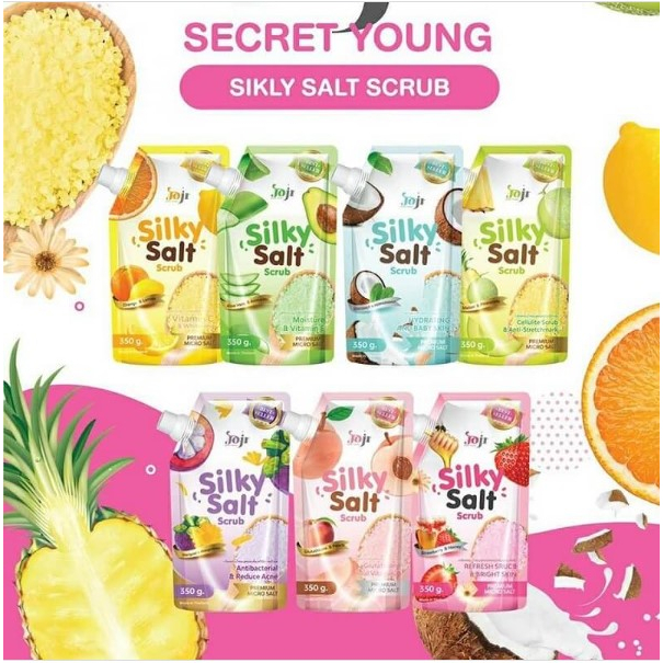 Jual Joji Secret Young Silky Salt Scrub | Premium Micro Salt | Lulur ...