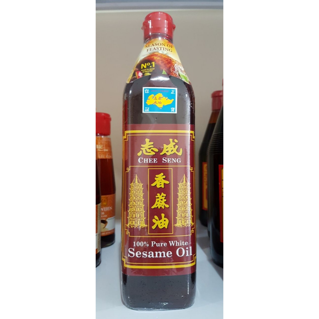 Jual White Sesame Oil Chee Seng / Minyak Wijen Putih Chee Seng - 750 ML ...