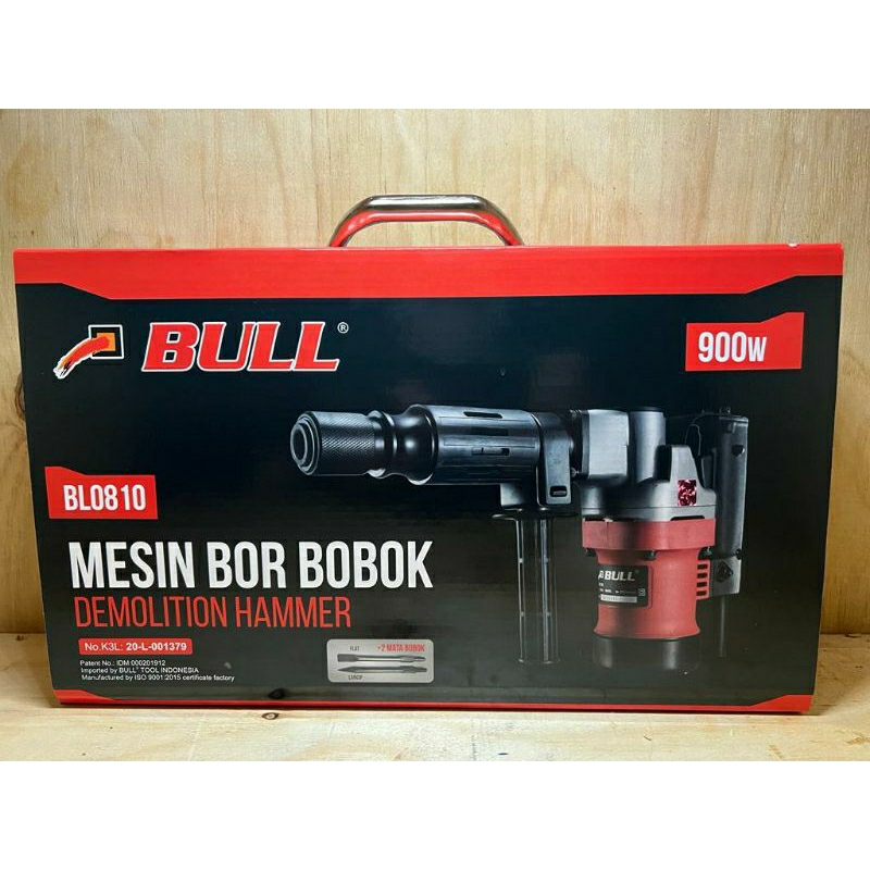 Jual BULL BL0810 Demolition Hammer Mesin Bobok Tembok Beton Jack Hammer ...