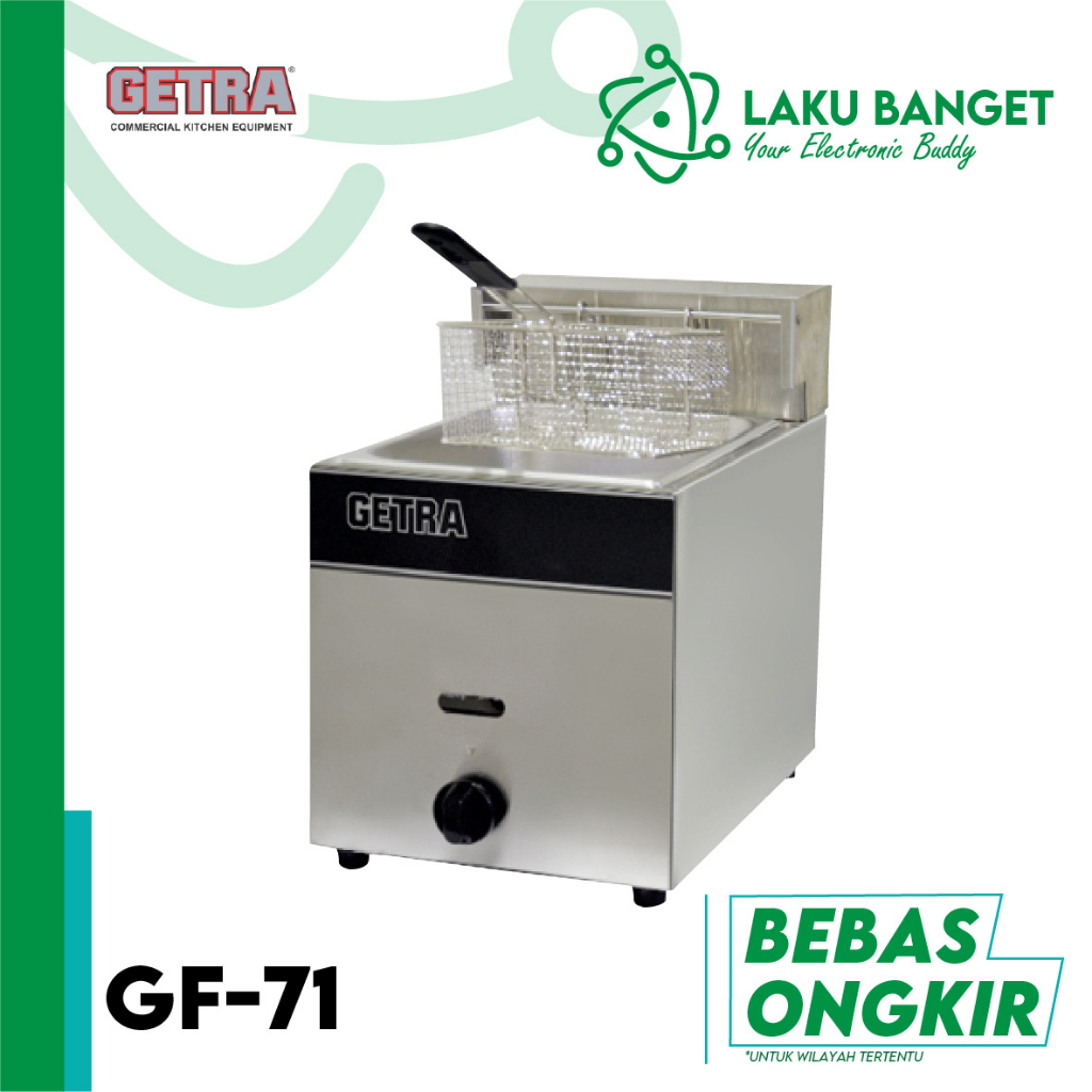 Jual GETRA Gas Deep Fryer GF-71 / Penggorengan Kentang Getra GF 71 ...