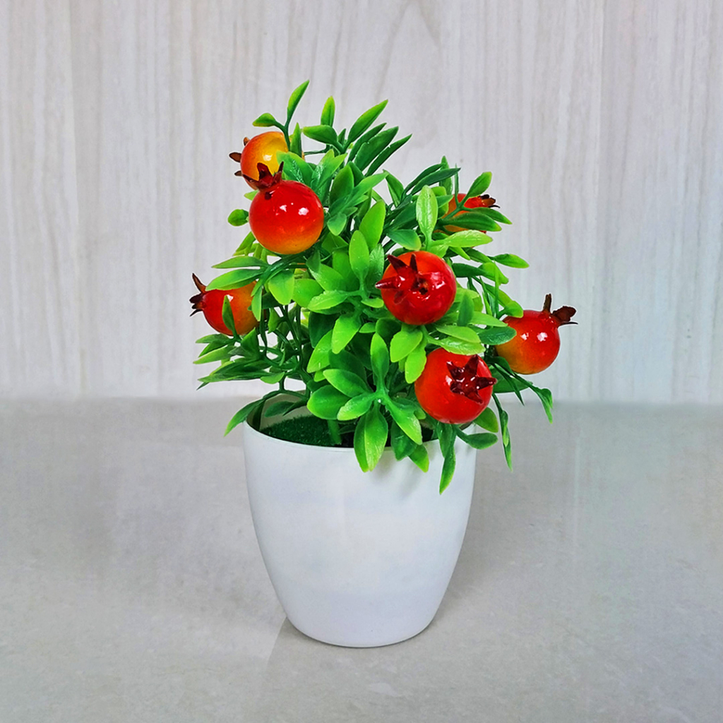 Jual Bunga Hias Plastik Pot Bonsai Tanaman Sintetis Artificial Ornamen ...