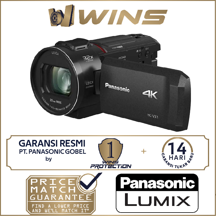 Jual Panasonic HC-VX1 4K HD Camcorder Garansi Resmi 1 Tahun | Shopee ...