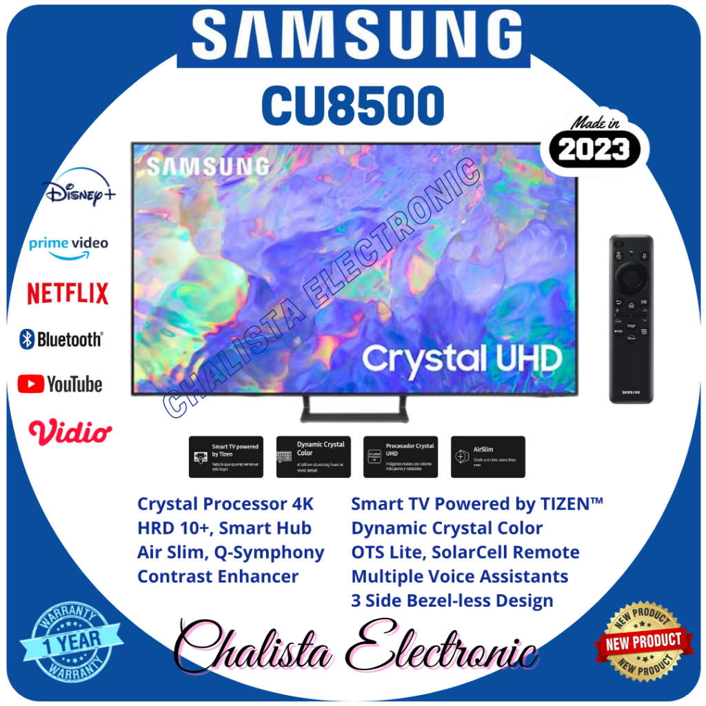 Jual SAMSUNG 65CU8500 CRYSTAL 4K UHD SMART TV 65 Inch UA65CU8500KXXD | Shopee Indonesia