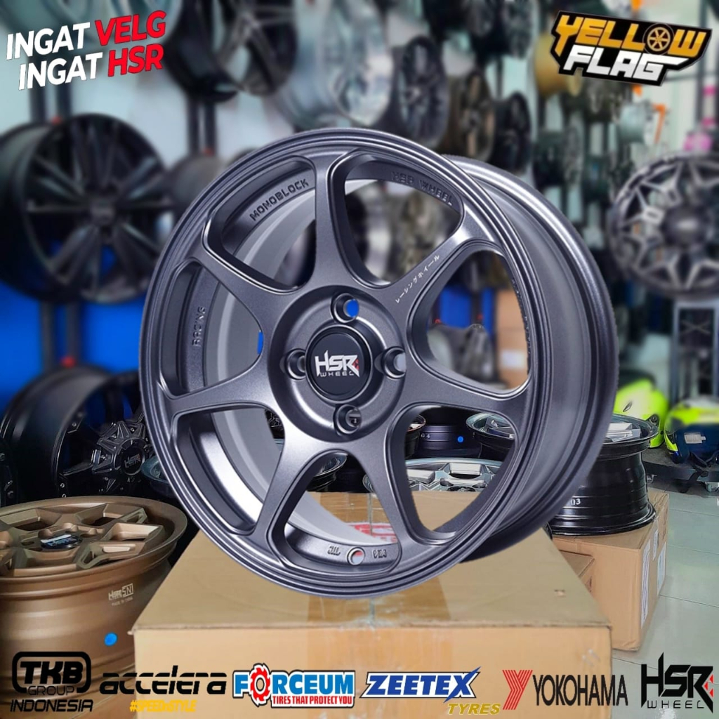 Jual Velg Mobil Racing HSR SEBUNSUTA Ring 15 Lebar 6,5 velg Swift Valco ...