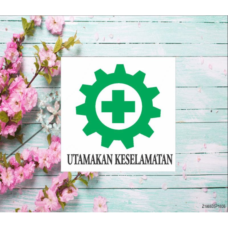 Jual stiker logo utamakan keselamatan kerja k3 | Shopee Indonesia