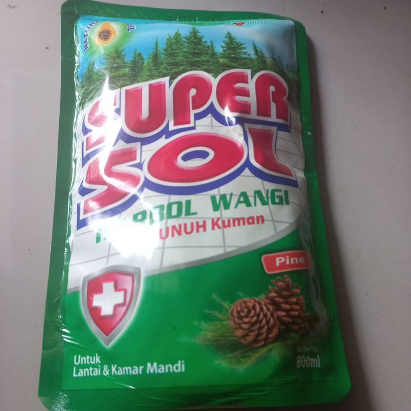 Jual super sol karbol wangi pine 800ml | Shopee Indonesia